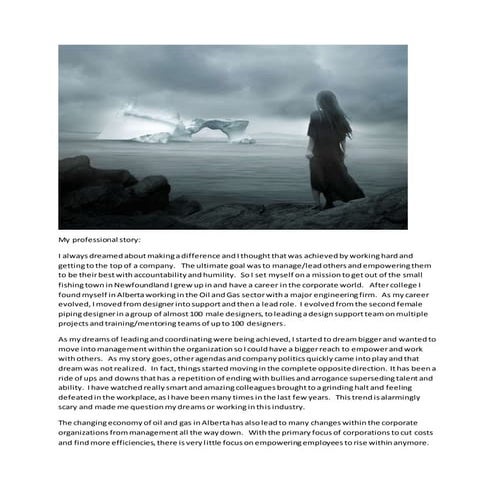 My professional story | DOCX