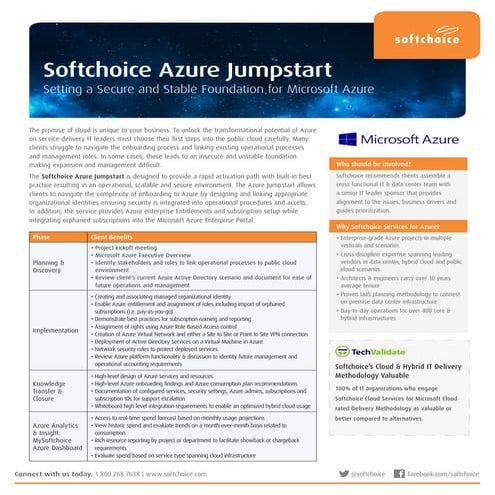 Softechms Azure services brochure | PDF