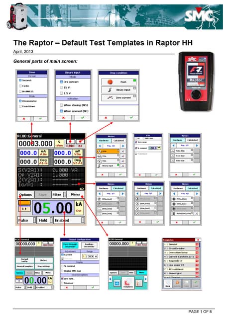Default Test Templates Raptor Pdf