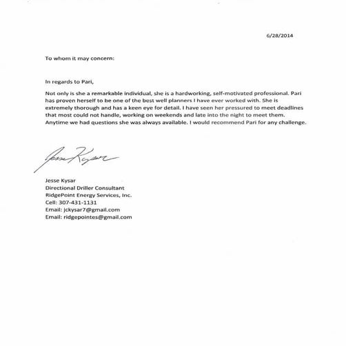 Halliburton 2014 - Jesse Kysar | PDF