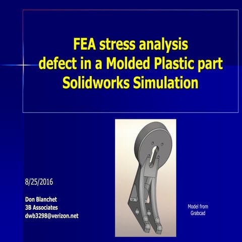 Defect analysis in molded plastic part | PDF