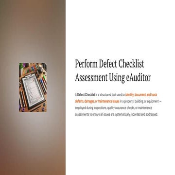 Care Home Safety Checklist with eAuditor Audits and inspections | PDF