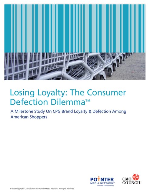 The Consumer Defection Dilemma | PPT | Consumer Issues | Business