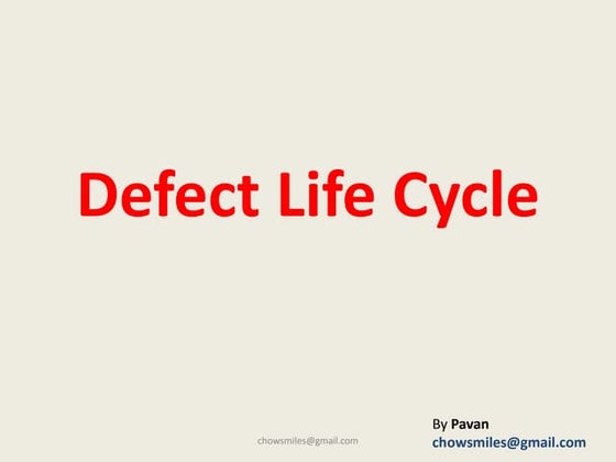 Software Testing - Defect/Bug Life Cycle - Complete Flow Chart of ...