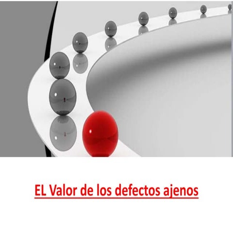Defectos ajenos | PPTX