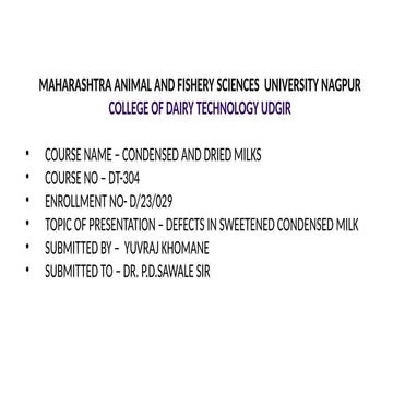Defects In Sweetened Condensed Milk.pptx