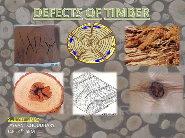 Defects in wood | PPTX