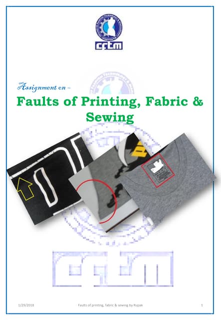 Defects of sewing | PDF | Needlework | Arts and Crafts
