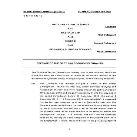 Personal injury claim defense | PDF