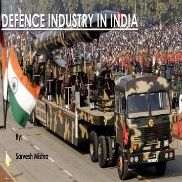 Defence industry in india | PPTX