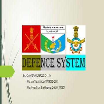 India Defence System | PPTX