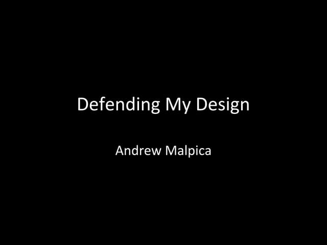 Defend andrew malpica | PPT Defend andrew malpica | PPT
