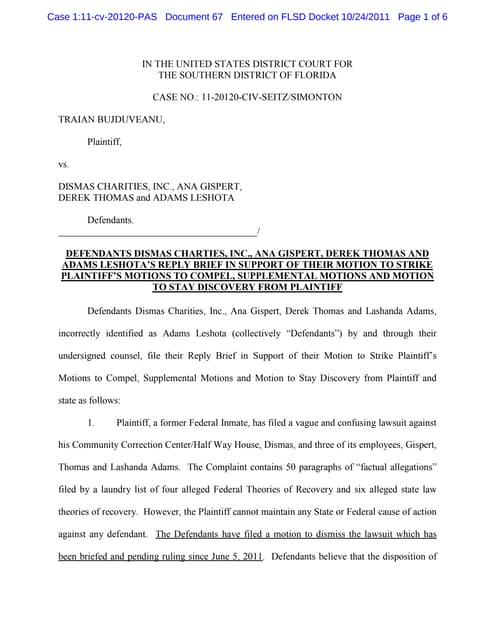 Motion To Dismiss | PDF