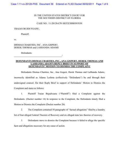 Motion To Dismiss | PDF