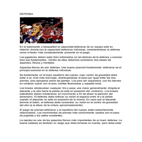 Defensa | PPT