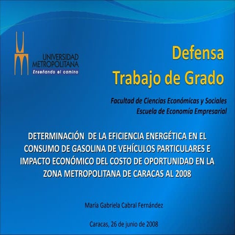 Venezuela. El parque automotor y los combustibles | DOC