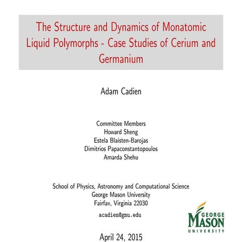 PhD Defense Slides | PDF