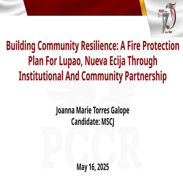 capstone project of criminal justice master | PPTX