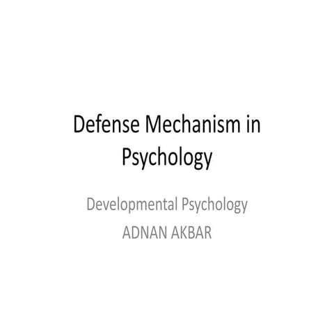 Defense Mechanism in Psychology.ppt
