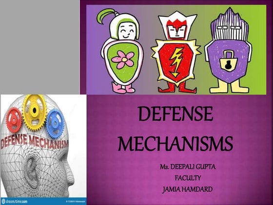 Defence mechanism | PPTX | Mental Health | Diseases and Conditions