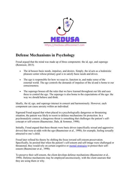 Defense mechanisms | PPT