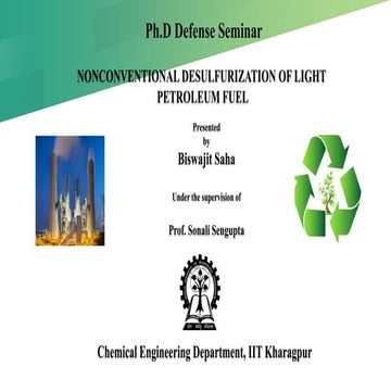 Desulfurization of Light Petroleum Fraction | PDF