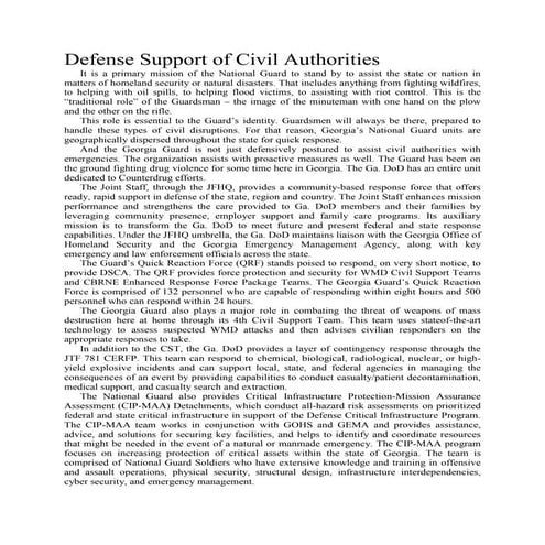 Defense support of civil authorities | DOCX