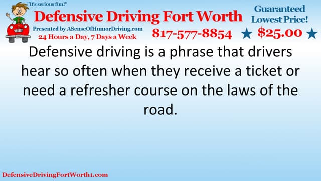 Defensive Driving | PDF