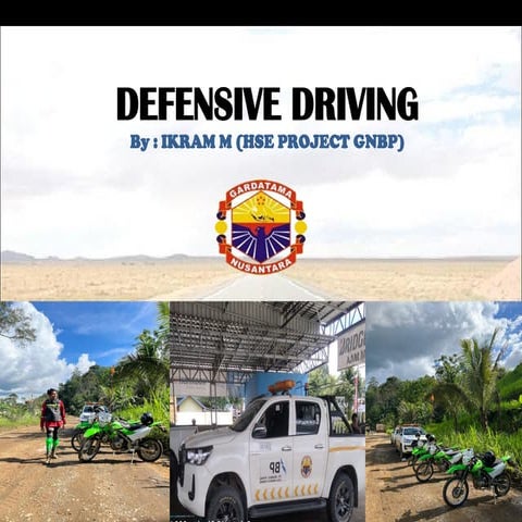 Pengenalan Basic DEFENSIVE DRIVING TRAINING | PPT