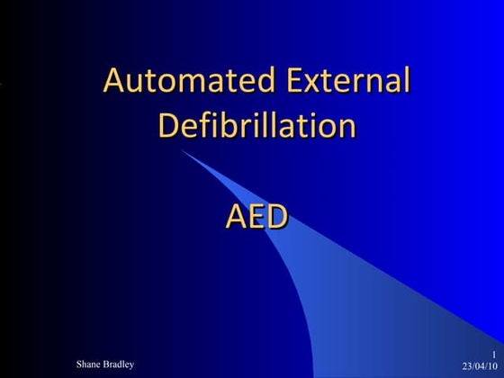 defibrillation and cardioversion | PPT