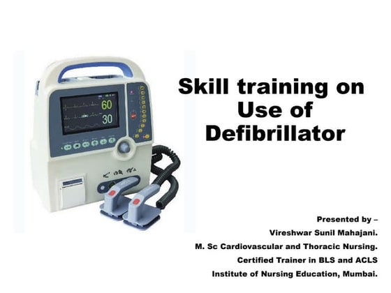 defibrillation and cardioversion | PPT