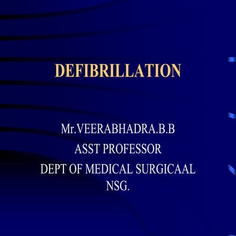 Defibrillator | PPTX