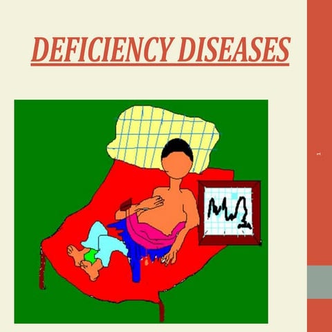 Deficiency diseases ppt by amulya s d | PPT
