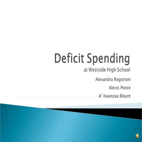 Deficit spending powerpoint | PPT