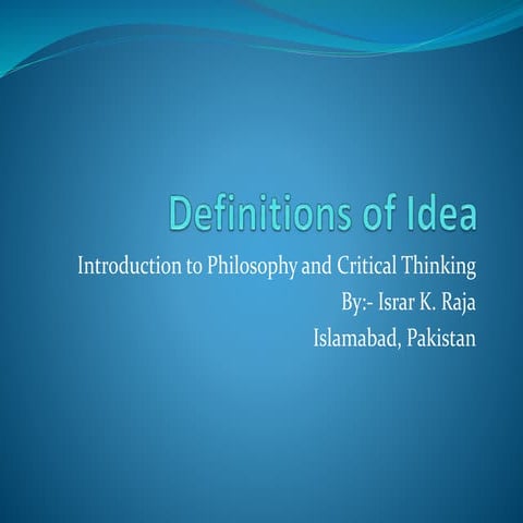 Defination of Idea.pptx