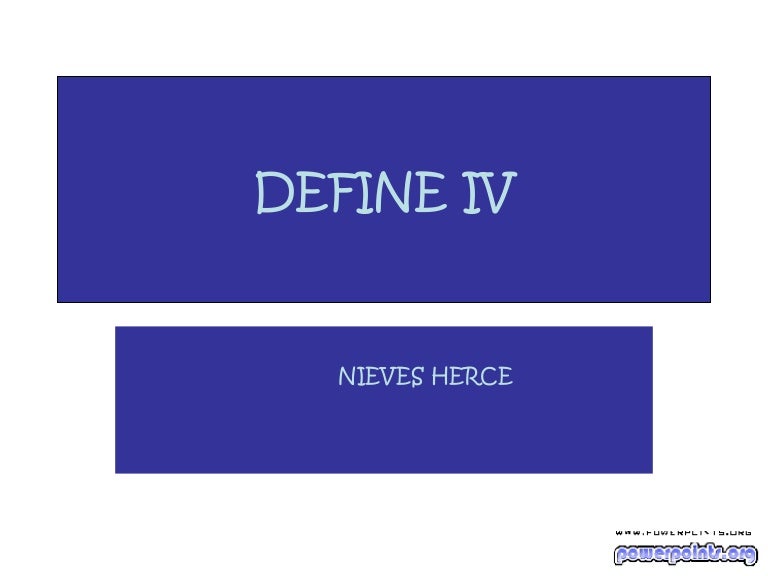 define-iv