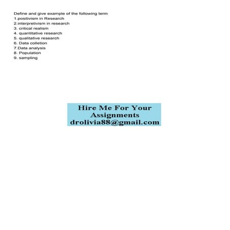 Define and give example of the following term 1positivism .pdf