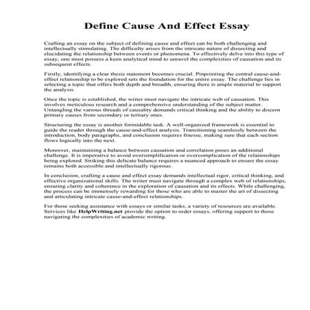 Cause And Effect Essay On Teenage Pregnancy.pdf