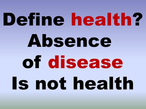 Health and Wellness | PPT | Diseases and Conditions | Medical Health