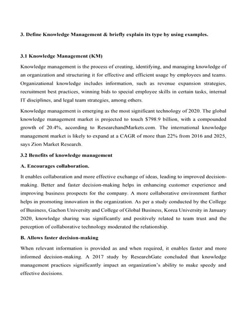 4a knowledge management | PPT