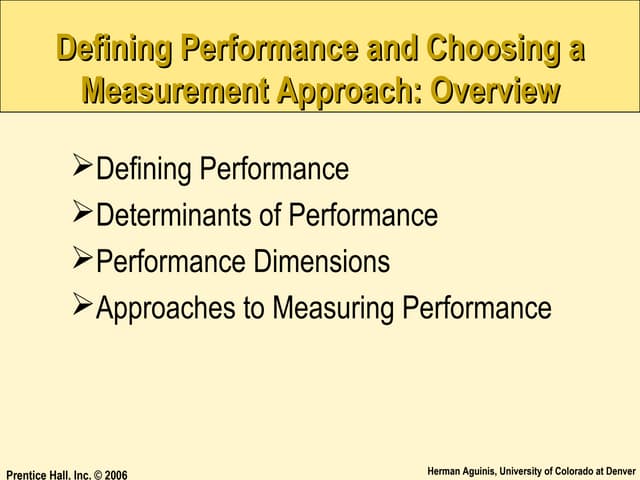 Chapter 2: Performance Management Process | PPTX