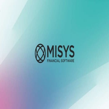 4239 Misys Bank Fusion Presentation | PDF