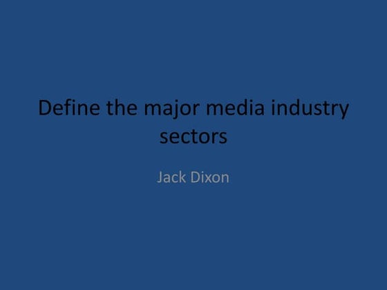 Industry sector | PPT