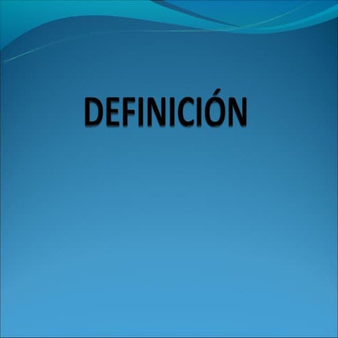 Definición | PPT