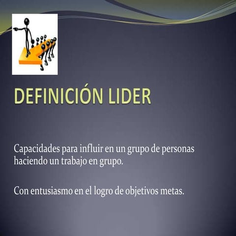 Definición lider | PPTX