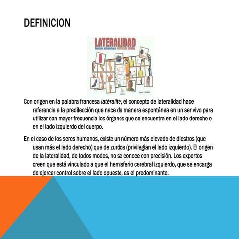 LA LATERALIDAD | PPTX