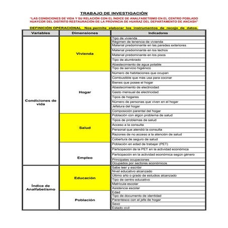 Definicion operacional | PDF