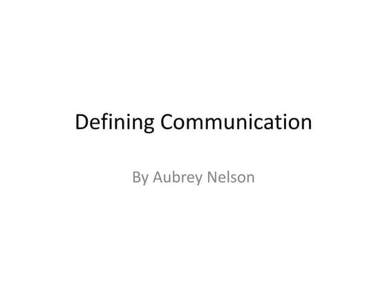 Types of Communication | PPT