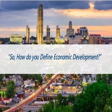 Defining Economic Development | PPT