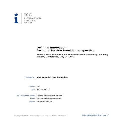 Defining innovation | PDF